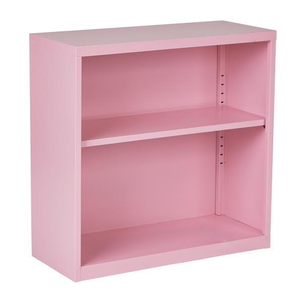 OSP Designs 28-in x 28-in x 12-in Pink Metal Bookcase HPBC261 | RONA