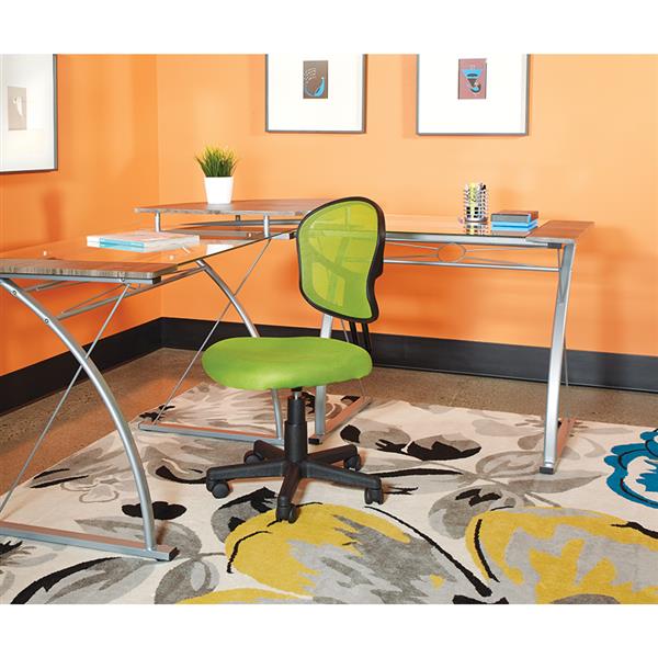 OSP Designs Green Mesh Office Chair EM39800-6 | RONA