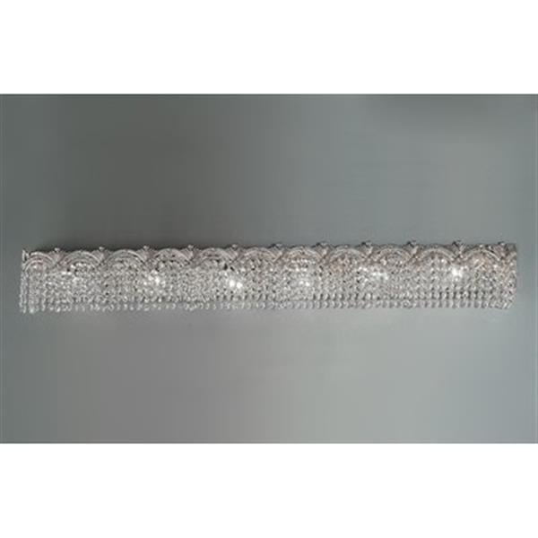 Classic Lighting Regency Chrome With Black Patina 6-Light Bathroom ...