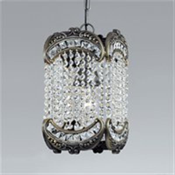 Classic Lighting Emily Collection 8-in x 15-in Roman Bronze Crystalique ...