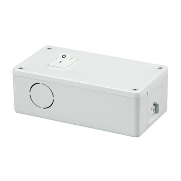 Galaxy White Connector Box For T5 Strip Light 4200WH-CON-B | RONA