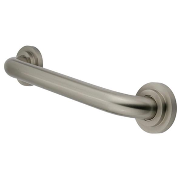 Elements of Design Manhattan 32.81-in Satin Nickel Grab Bar EDR414308 ...
