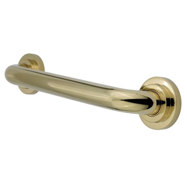 Elements of Design Manhattan 34.81-in Polished Brass Grab Bar EDR414322 ...