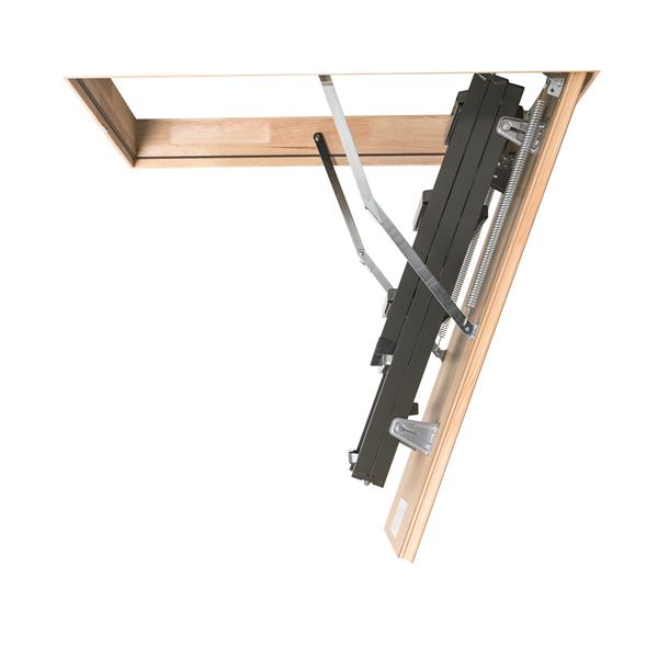 Fakro LMS 10-ft x 25-in Metal Insulated Attic Ladder 66868 | RONA