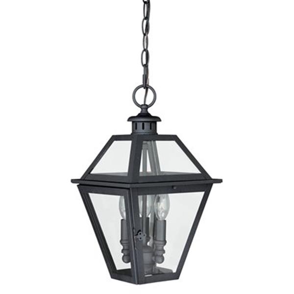 Cascadia Nottingham 3-Light Black Outdoor Pendant Light T0081 | RONA