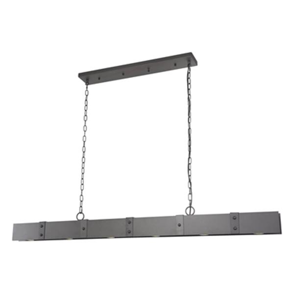 Design Living Kitchen Island Iron Lighting 6-Light Chandelier DU117 | RONA