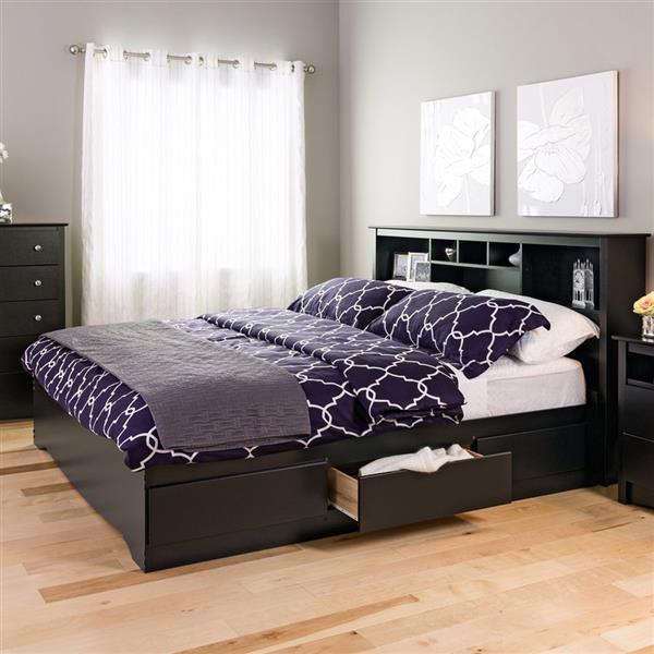 Prepac Furniture Platform Storage King Bed BSH-8445 | RONA