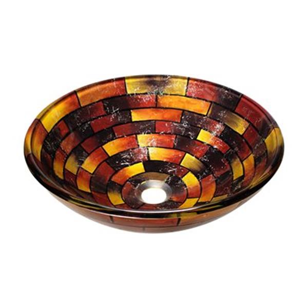 MR Direct Stained Glass Vessel Bathroom Sink,621 | RONA