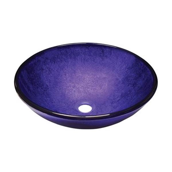 MR Direct Foil Undertone Purple Glass Vessel Sink,642 | RONA