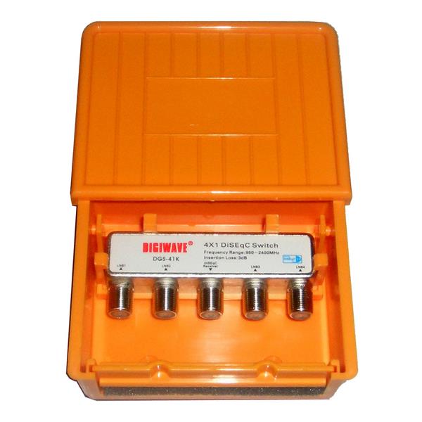 Digiwave 4n1 Out Diseqc Switch DGS41K | RONA