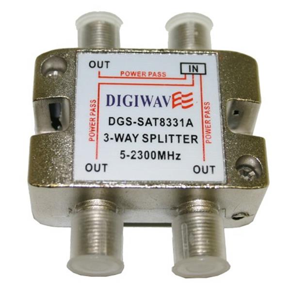Digiwave 3-Way Splitter DGSSAT8331A | RONA