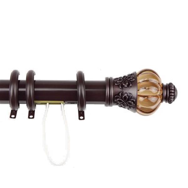 Rod Desyne Elite Royal Decorative Traverse Rod with Rings an DTR-50-847 ...