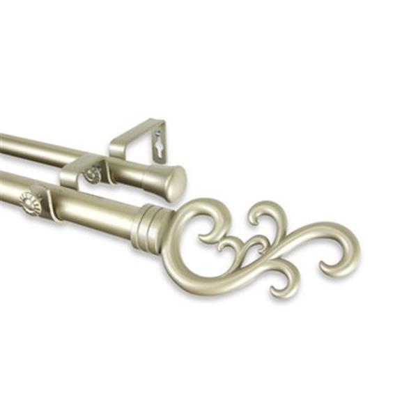 Rod Desyne Madeline Double Curtain Rod,100-63-993-D | RONA