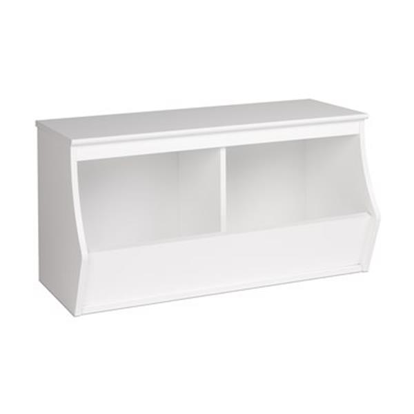 Prepac Monterey Stackable 2-Bin Storage Cubby-WUSD-0002-1 | RONA