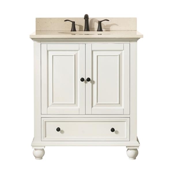 Avanity Thompson 31-in Vanity Combo,THOMPSON-VS30-FW-B | RONA