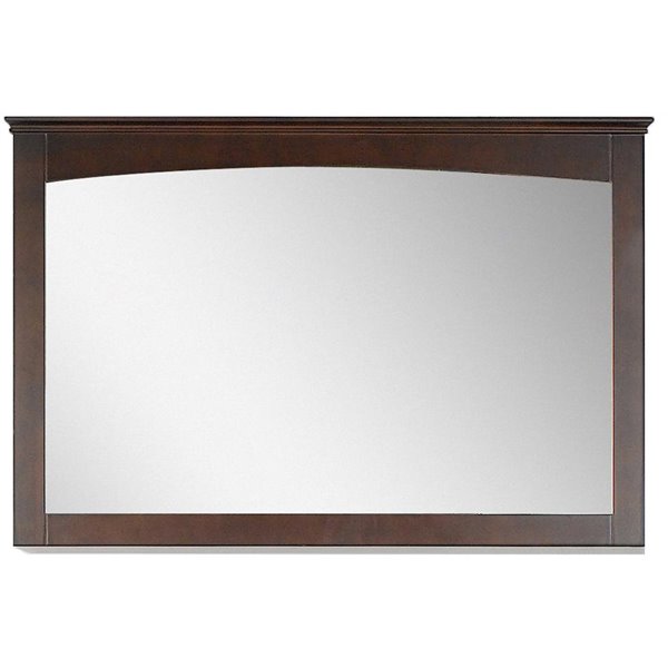 American Imaginations Shaker Mirror - 48-in x 31.5-in - Wood - Brown AI ...