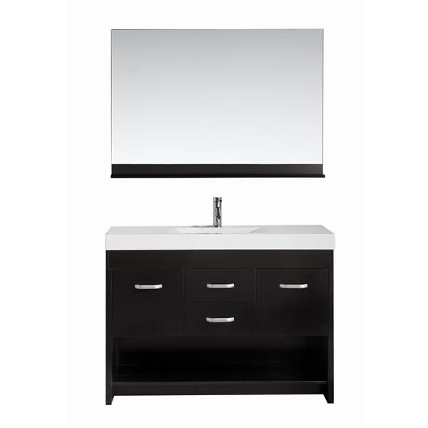 DESIGN ELEMENT Citrus Single Vanity with Matching Mirror - 48 ...