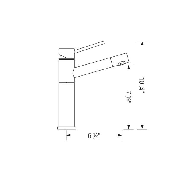 Blanco Alta Faucet - White 403825 | RONA