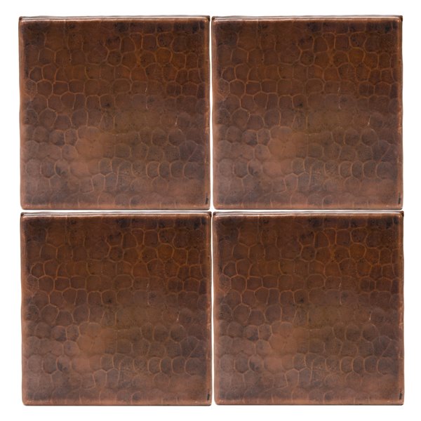 Premier Copper Products Copper Tiles - 4-in x 4-in - 4 PK | RONA