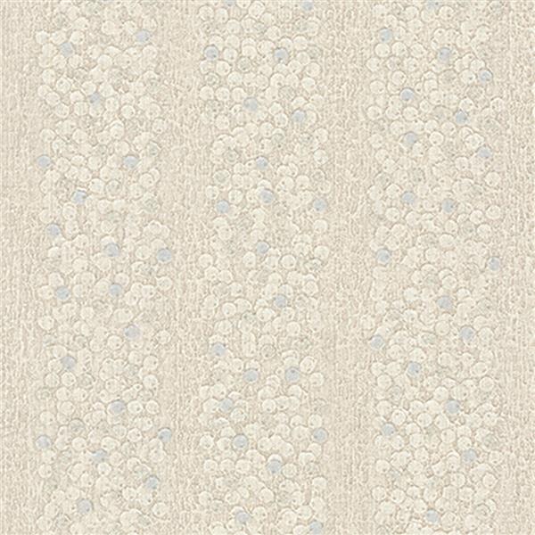 design id Modern Stone Embossed Wallpaper Roll - Cream | RONA