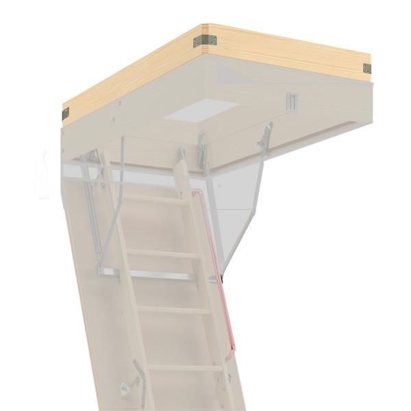 Fakro Extension for Attic Ladder - 22.5-in x 54-in - Wood - Clear ...