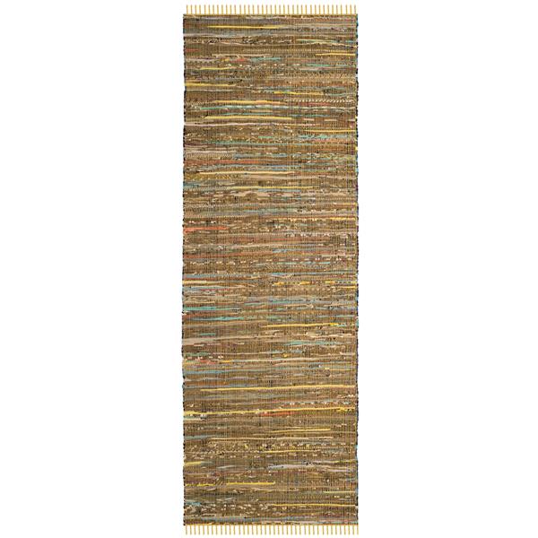 Safavieh Rag Rug - 2.3-ft x 8-ft - Cotton - Yellow/Multi RAR127H-28 | RONA