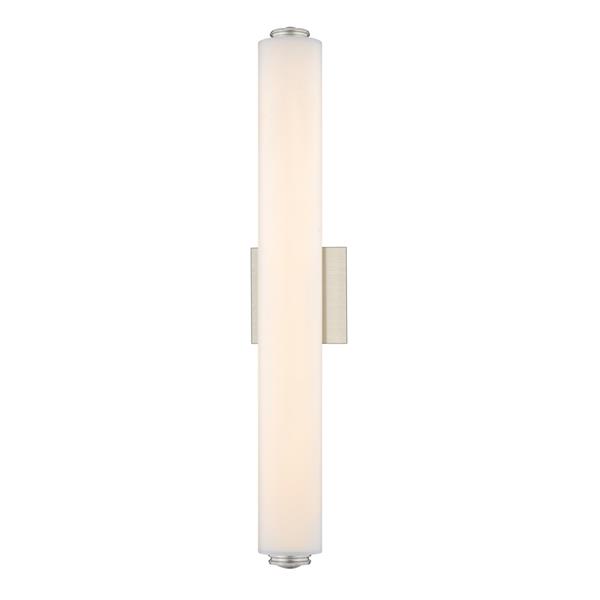 Golden Lighting Zen LED Bath Bar Light with Glass - Pewter | RONA