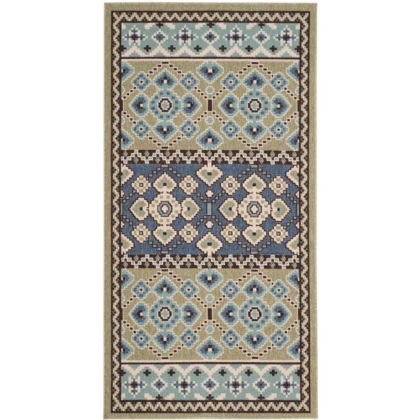 Safavieh Veranda Rug - 2-ft 6-in x 5-ft - Green/Blue VER093-0642-3 | RONA