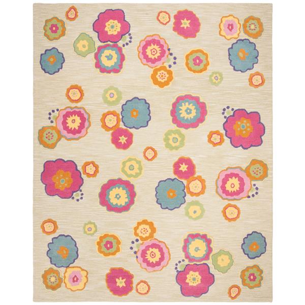 Safavieh Kids Geometric Rug - 8-ft x 10-ft - Wool - Light Green SFK316A ...