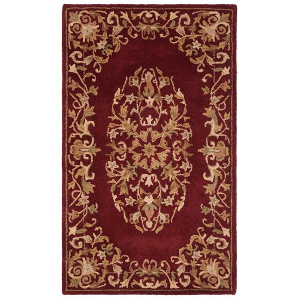 Safavieh Heritage Rug - 3-ft x 5-ft - Wool - Red HG640C-3 | RONA