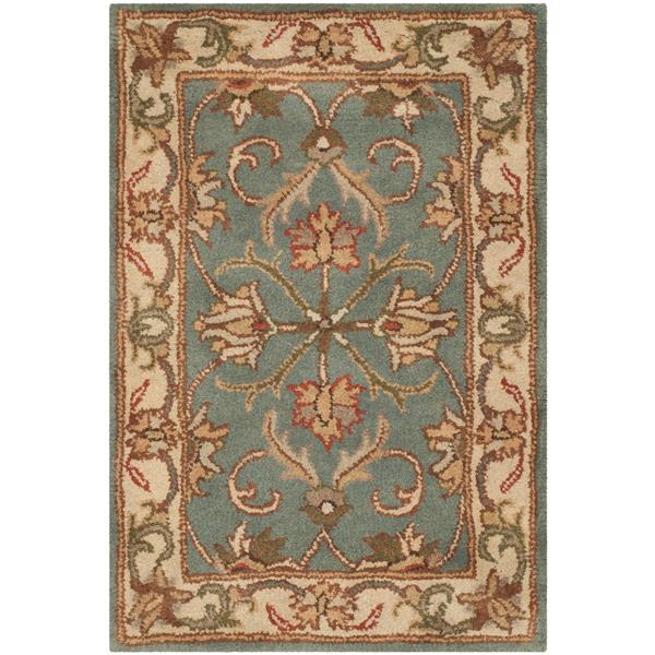 Safavieh Heritage Rug - 2-ft x 3-ft - Wool - Blue/Beige HG811B-2 | RONA