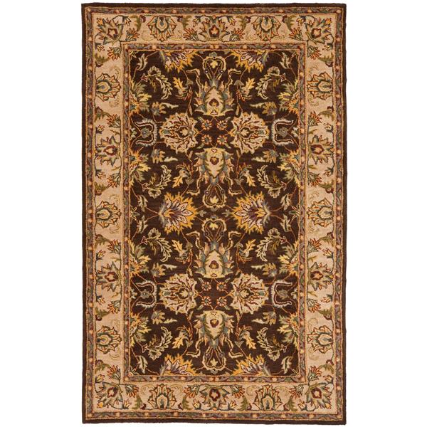 Safavieh Heritage Rug - 2-ft x 3-ft - Wool - Brown/Ivory HG912A-2 | RONA