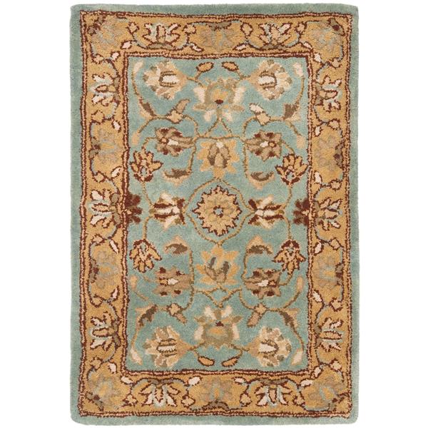 Safavieh Heritage Floral Rug - 2-ft x 3-ft - Wool - Blue/Gold HG958A-2 ...