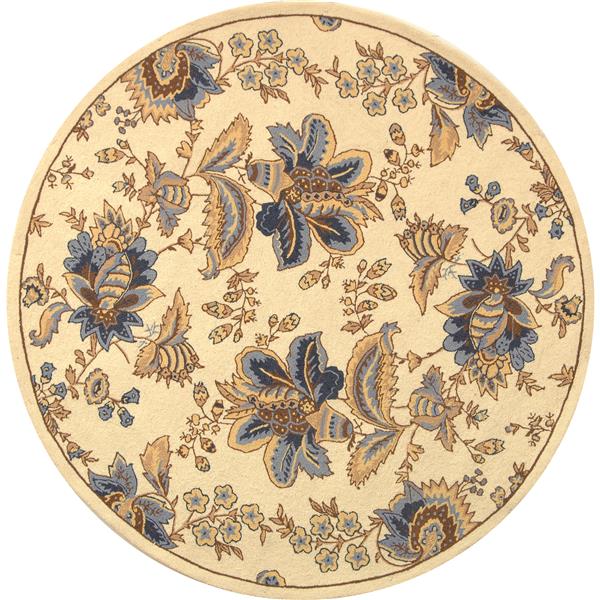 Safavieh Chelsea Round Rug - 4-ft x 4-ft - Ivory HK309A-4R | RONA