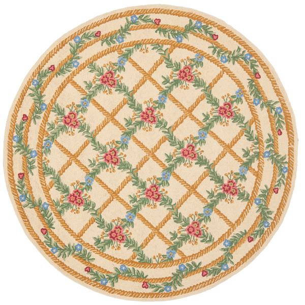 Safavieh Chelsea Round Rug - 3-ft x 3-ft - Ivory HK62A-3R | RONA