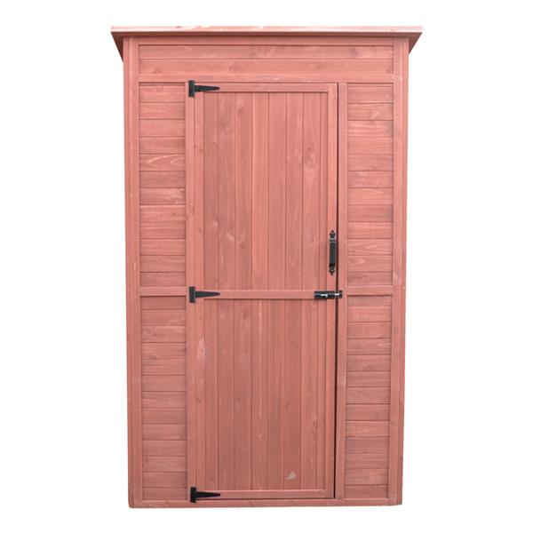 Leisure Season Storage Shed with Drop Table - 48-in x 75-in - Cedar ...