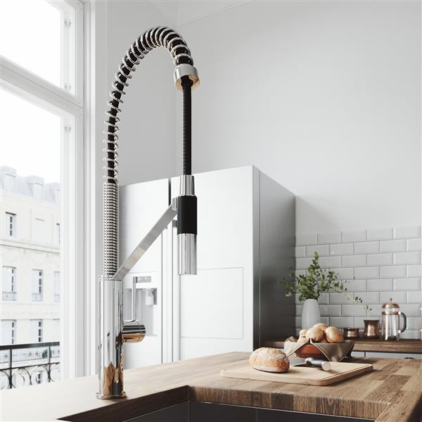 VIGO Livingston Magnetic Kitchen Faucet - Chrome VG02027CH | RONA