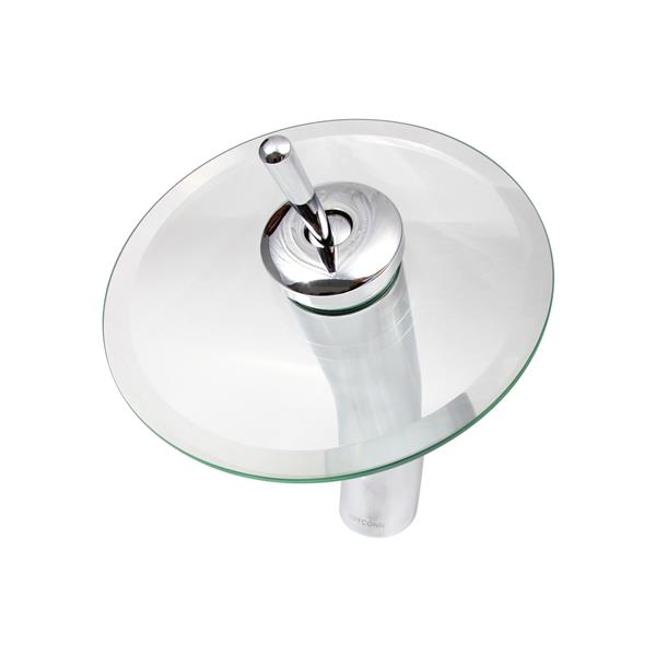 Dyconn Faucet Whitewater Waterfall Bathroom Faucet - 11.5-in - Chrome ...