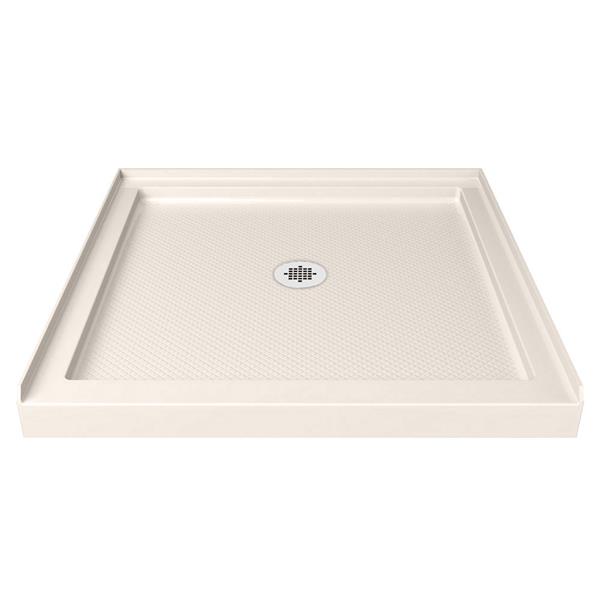 DreamLine SlimLine Alcove Shower Base - Acrylic - 32-in x 32-in- Off ...