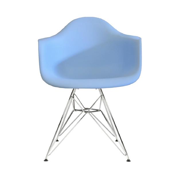 Plata Import Eiffel Bucket Chair - Light Blue/Stainless Steel | RONA