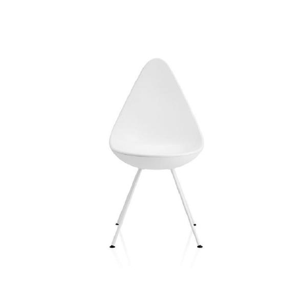 PLATA IMPORT Plata Decor Drop Dining Chair - White Metal base - White ...