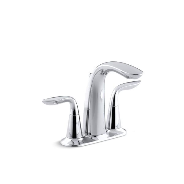 KOHLER Refinia Bathroom Sink Faucet - 2-Lever Handle - Polished Chrome ...