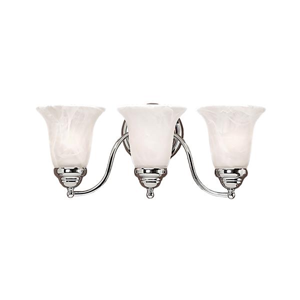MILLENNIUM LIGHTING Millenium Lighting 3-Light Vanity Light With Faux ...