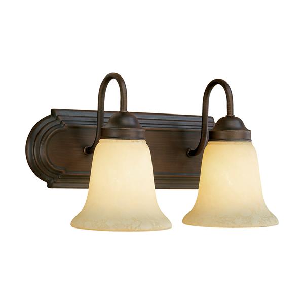 MILLENNIUM LIGHTING Millenium Lighting 2-Light Vanity Light With ...