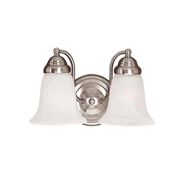 MILLENNIUM LIGHTING Millenium Lighting 2-Light Vanity Light With Faux ...