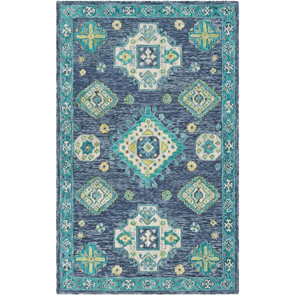 Surya Bonifate Bohemian Area Rug - 5-ft x 7-ft 6-in - Rectangular ...