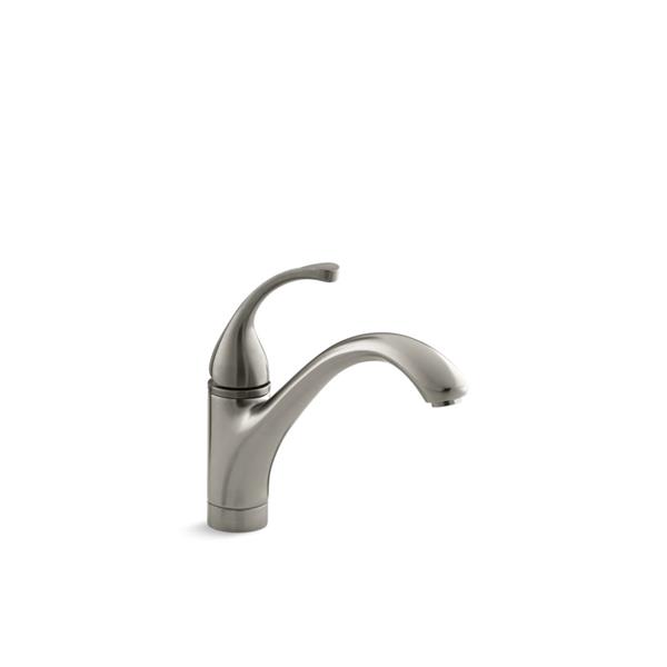 KOHLER Forté Single-Hole Kitchen Sink Faucet - Nickel 10415-BN | RONA