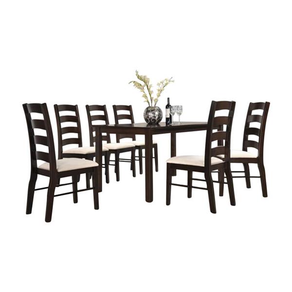 Oakland Living Dining Set - Brown and Beige - Set of 5 | RONA