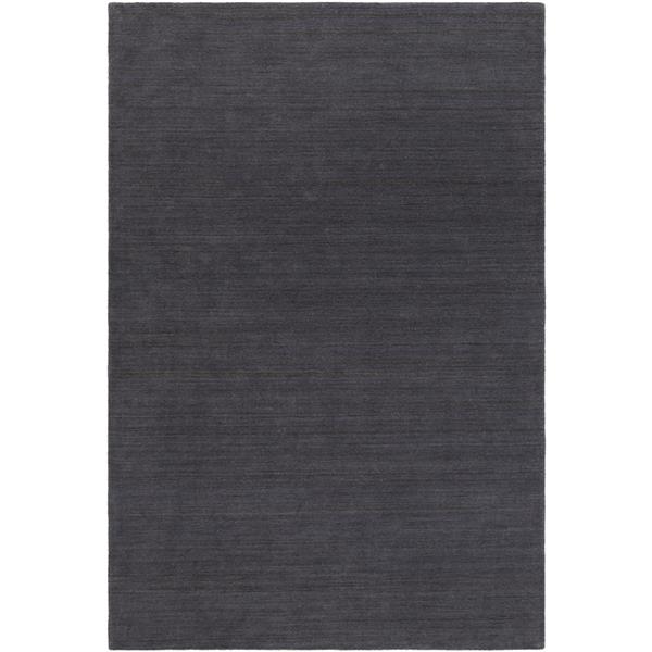 Surya Adyant Solid Area Rug - 5-ft x 7-ft 6-in - Rectangular - Charcoal ...