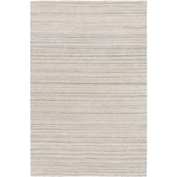 Surya Adyant Solid Area Rug - 5-ft x 7-ft 6-in - Rectangular - Light ...